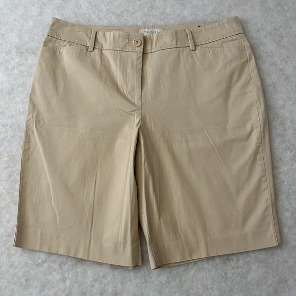 Talbots | Shorts | Talbots Womens Bermuda Shorts Light Chino Belt Loops ...